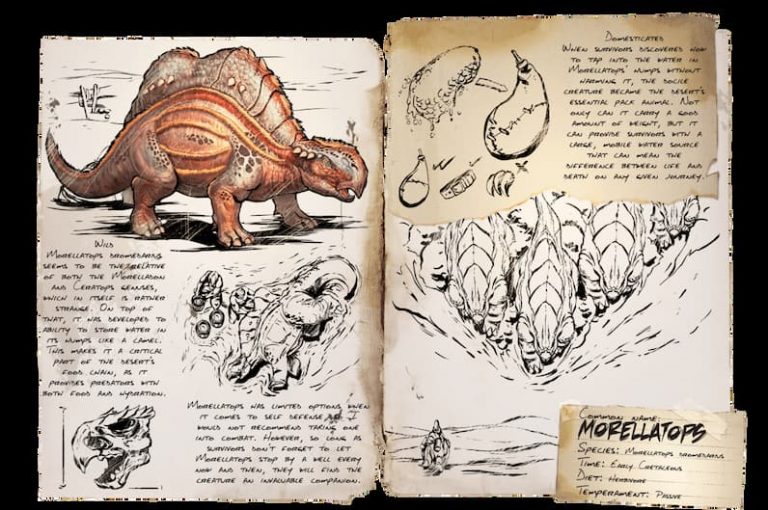 Todo sobre Morellatops【 Guía Ark: Survival Evolved